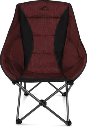 Normani Deluxe Campingsessel Relaxsessel XXL Moonchair Schalensitz- Comfort Camping-Stuhl - Gepolsterter Outdoor Klappstuhl, Traglast: 150 Kg (330 lbs) Farbe 
