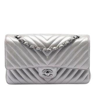 Chanel Pre-owned Classic Double Flap Shoulder Bag - - Pre-owned - Damen - Grau - ONE SIZE