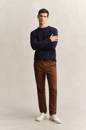 GANT Herren Slim Fit Classic Chinohose (32/30) MAHOGANY Braun