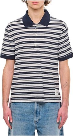 Thom Browne Homme, Tops, Multicolore, Taille: S Polo Ray&eacute;