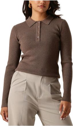 Notre-V Damen, Oberteile, Braun, 2XLGr&ouml;&szlig;e