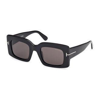 Tom Ford Brigitta Square Glossy Black Sonnenbrille - - Accessories - Herren - Schwarzk - 50 MM