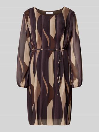 Zabaione Knielanges Kleid mit Bindeg&uuml;rtel Modell Sa44raa