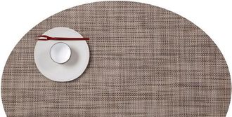 Chilewich Placemat Mini Basketweave Oval - Soapstone