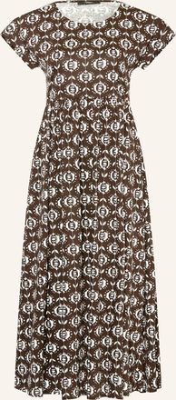 Max Mara Weekend Max Mara Jerseykleid Georg Mit Rüschen braun
