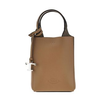 Tod's T Timeless Micro Tote Bag - - Bags - Damen - Braun - ONE SIZE