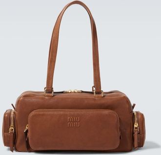 Miu Miu Tote Bag Pocket aus Leder