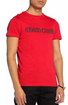 Roberto Cavalli T-Shirt Signature Logo Slim Fit Shirt Haupt- und exklusivste Linie der Marke