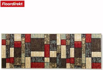 Floordirekt Teppich-L&auml;ufer nach Ma&szlig; Mannheim Patch 80 x 400 cm