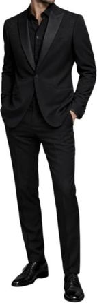 Bharnaba Homme, Costumes, Noir, Taille: L AB 213 3P Smoking Suit
