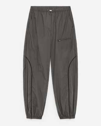 Arket Hose Aus Ripstop -Grau