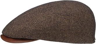 Stetson Casquette Dodgeville Ivy Homme - Made in The EU Gavroche avec Visiere, Doublure, Doublure Automne-Hiver Hiver - S (54-55 cm) Marron