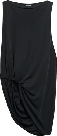 Jacquemus Femme, Tops, Noir, Taille: 40 FR Peplo Top
