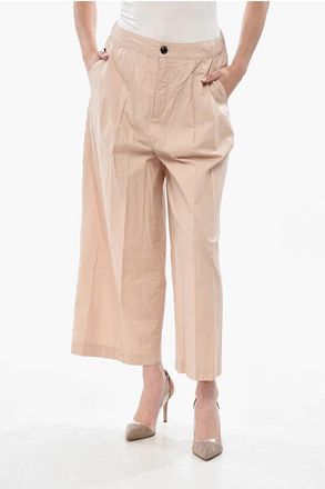 Woolrich Cotton Poplin Double-Pleat Trousers size L
