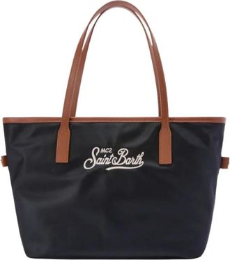 MC2 Saint Barth Femme, Sacs, Noir, Taille: ONE Size City Bag Mid Nylon