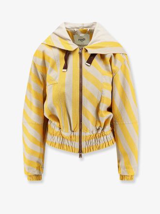 Fendi Cotton and linen jacket - FENDI - gender_Woman