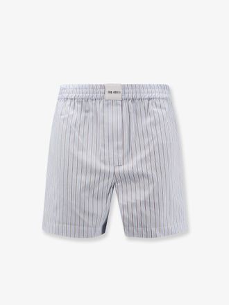 The Attico Striped cotton shorts - THE ATTICO - gender_Woman