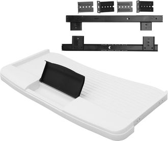 Cabilock Verstellbare Tastaturablage mit Ger&auml;uscharmen Schienen Ausziehbare Schublade f&uuml;r Schreibtisch Ergonomisches Design Robust und Platzsparend f&uuml;r B&uuml;ro un