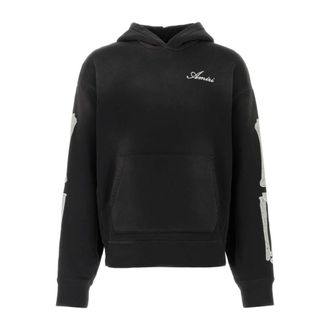 Amiri Homme, Sweatshirts et sweats &agrave; capuche, Noir, Taille: S Bones Oversized Sweat &agrave; capuche