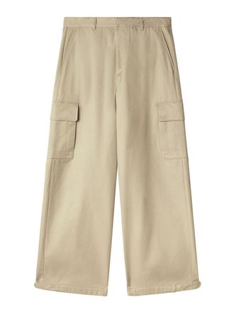 Off-white Pantalons Décontractés - Beige