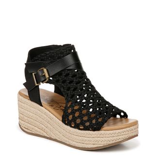 Blowfish Damen Lorrah Keilsandalen, Schwarz, Mittel Fit, EU 40