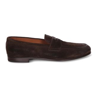 Churchs Homme, Chaussures, Brun, Taille: 42 1/2 EU Mocassins &agrave; Empi&egrave;cements en Daim