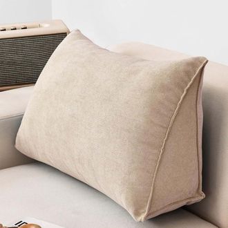 Generic Bettsitzkissen, Keilkissen Bett Gro&szlig;es, Formstabiles R&uuml;ckenkissen und Lendenkissen mit Seitenfach | waschbarer Bezug, Ideal zum Anlehnen im Bett, Weic