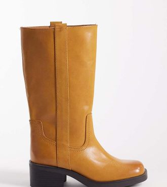 Asos Cherry - Trucker-Stiefel in Hellbraun-Brown