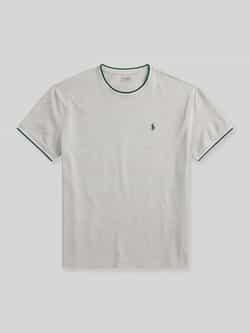 Polo Ralph Lauren Regular Fit T-Shirt aus Baumwoll-Mix mit Kontraststreifen