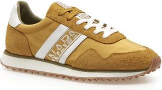 Napapijri Homme, Chaussures, Jaune, Taille: 42 EU Baskets Suede/Nylon