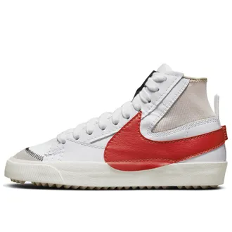 Nike DD3111-102 Blazer Mid 77 Jumbo Sneaker Male White/Habanero RED-Rattan-White EU 41