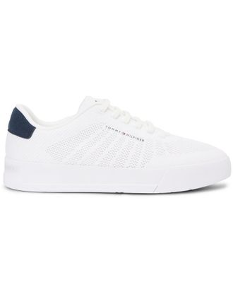 Tommy Hilfiger Sneaker aus einem Textil-Mesh mit Label-Schriftzug in