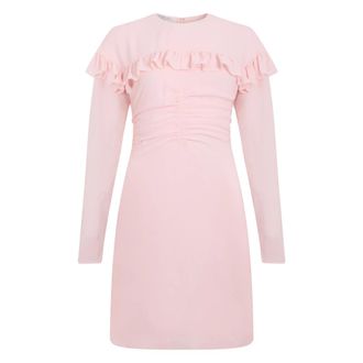 Philosophy di Lorenzo Serafini Femme, Robes, Rose, Taille: 36 FR Robe Courte &agrave; Volants
