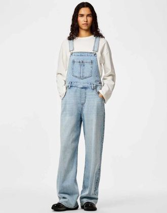 Pieces Pantalon en denim - Bleu clair