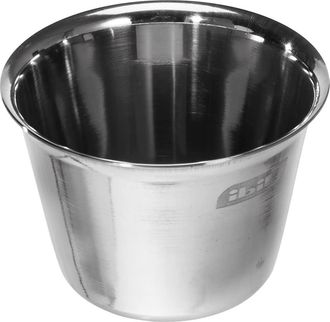 Ibili 721708 Puddingform Prisma 8 cm, Edelstahl, silber, 8 x 8 x 10 cm