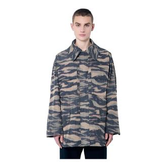 Jil Sander Camo Field Jacket - - Jackets - Herren - Mehrfarbig - M
