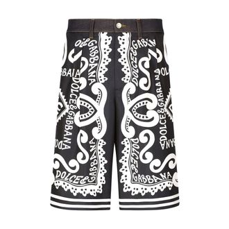 Dolce & Gabbana Denim Casual Shorts - - Shorts - Herren - Schwarzk - L