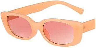 Generic Lunettes de soleil décoratives 2025 design petit cadre tir de rue lunettes de soleil décoratives hommes et femmes vacances en plein air (couleur : H, 