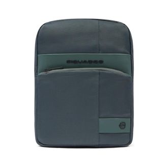 Piquadro Homme, Sacs, Vert, Taille: ONE Size Sac bandouli&egrave;re pour iPad avec protection Rfid et poche pour Piquadro Smart Tracker