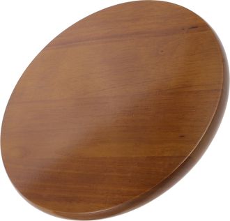 BESPORTBLE Toyvian Holzhocker Ersatz Sitzfl&auml;che Rund 29,5cm aus Gummibaumholz mit Retro U Kante Sitzfl&auml;chen Zubeh&ouml;r f&uuml;r Barhocker und Kantinen