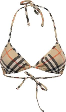 Burberry Femme, Maillots de bain, Beige, Taille: 38 FR Bikini
