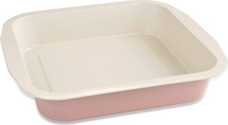 Dr. Oetker Brownie-Backform, Schokoladenkuchenform aus der Serie Modern Baking - Retro Design mit zweifarbiger, keramisch verst&auml;rkter Premium-Antihaftbeschichtun