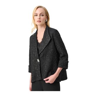 Joseph Ribkoff Formale Jacke in H&uuml;ftl&auml;nge - - Jackets - Damen - Schwarzk - M