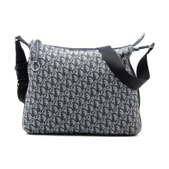 Dior Pre-owned Gemustert Canvas Umh&auml;ngetasche - - Pre-owned - Damen - Blau - ONE SIZE