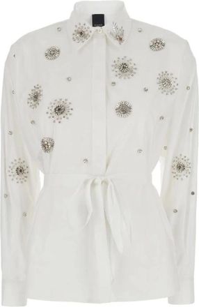 Pinko Pinko, Femme, Blouses et Chemises, Blanc, Taille: 38 FR Pinko Chemises White