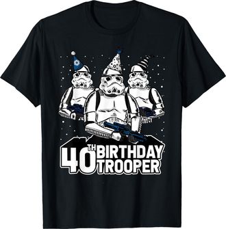 Star Wars Stormtrooper Party Hats Trio 40th Birthday Trooper T-Shirt