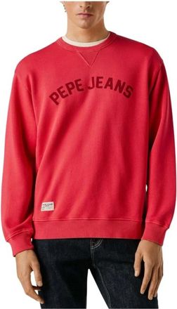 Pepe Jeans London Homme, Sweatshirts et sweats &agrave; capuche, Rouge, Taille: L SweaT-shirt