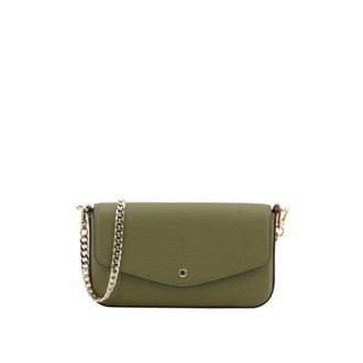 Pourchet Femme, Sacs, Vert, Taille: ONE Size Club Clutch