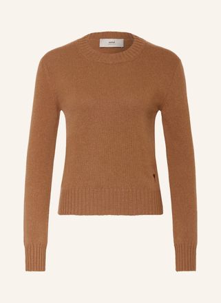 Ami Ami Paris Cashmere-Pullover braun