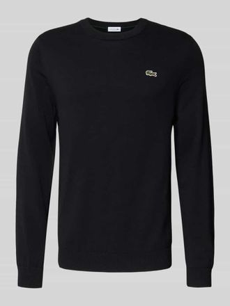 Lacoste Regular Fit Strickpullover aus Baumwoll-Mix